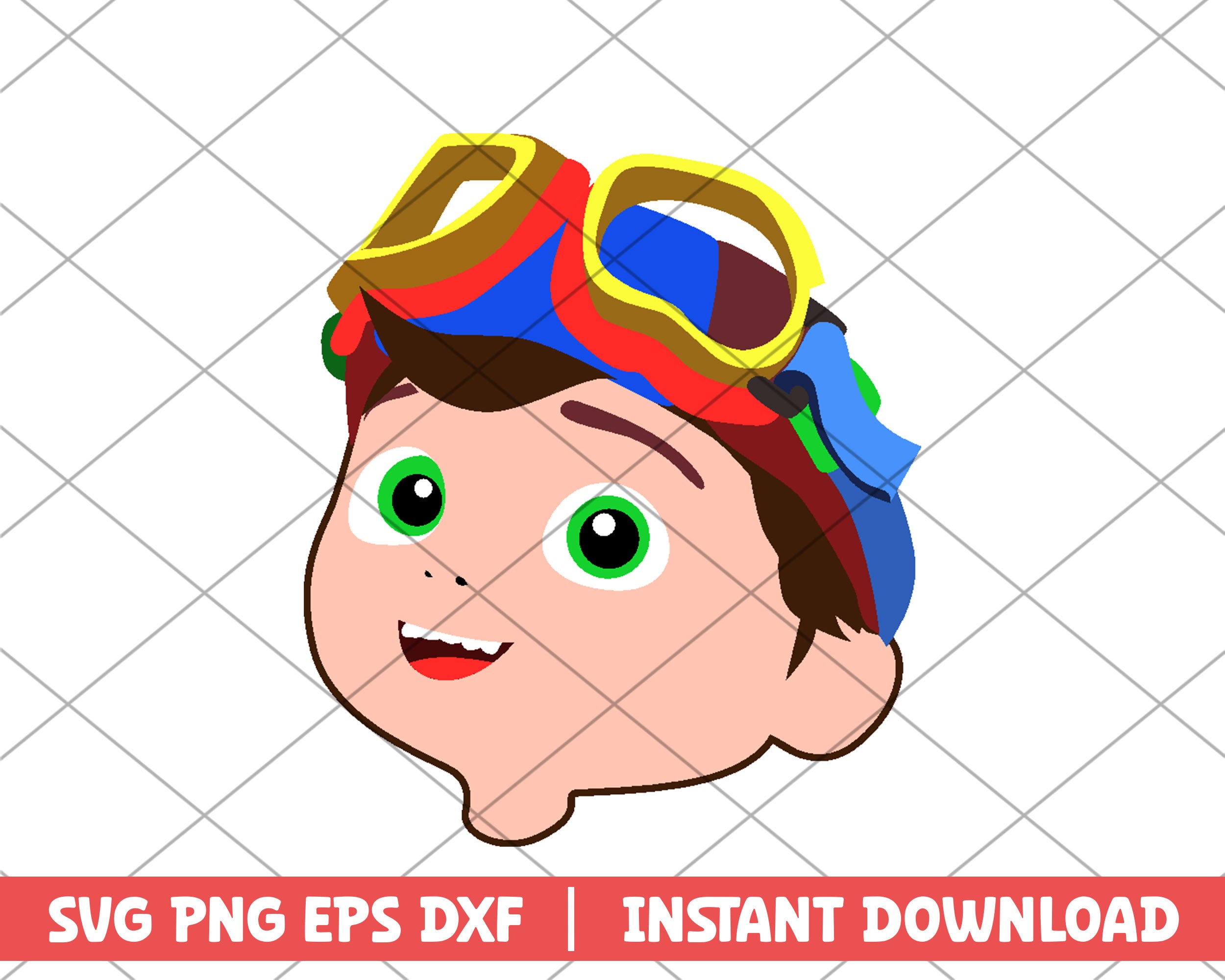 Cocomelon tom tom cartoon svg – svg files for cricut