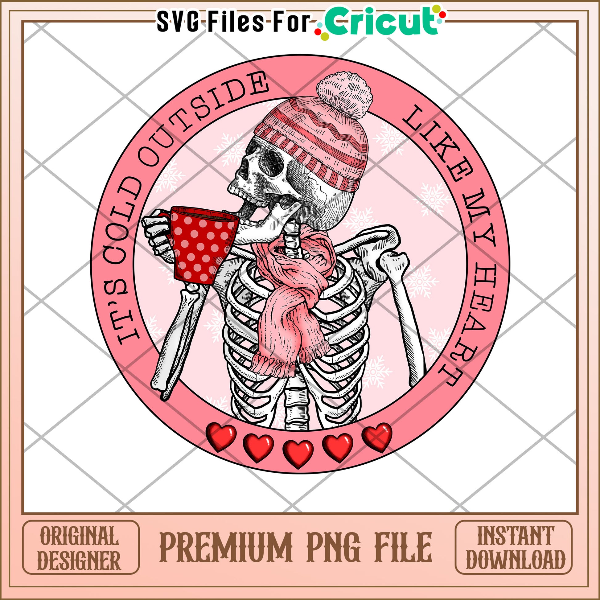Cold Outside Like My Heart PNG – svg files for cricut