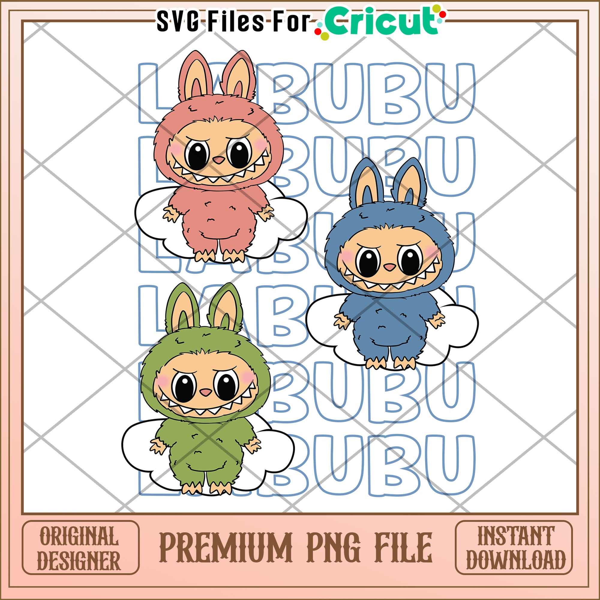 Colorful labubu characters png, labubu the monster png, popmaret labub ...