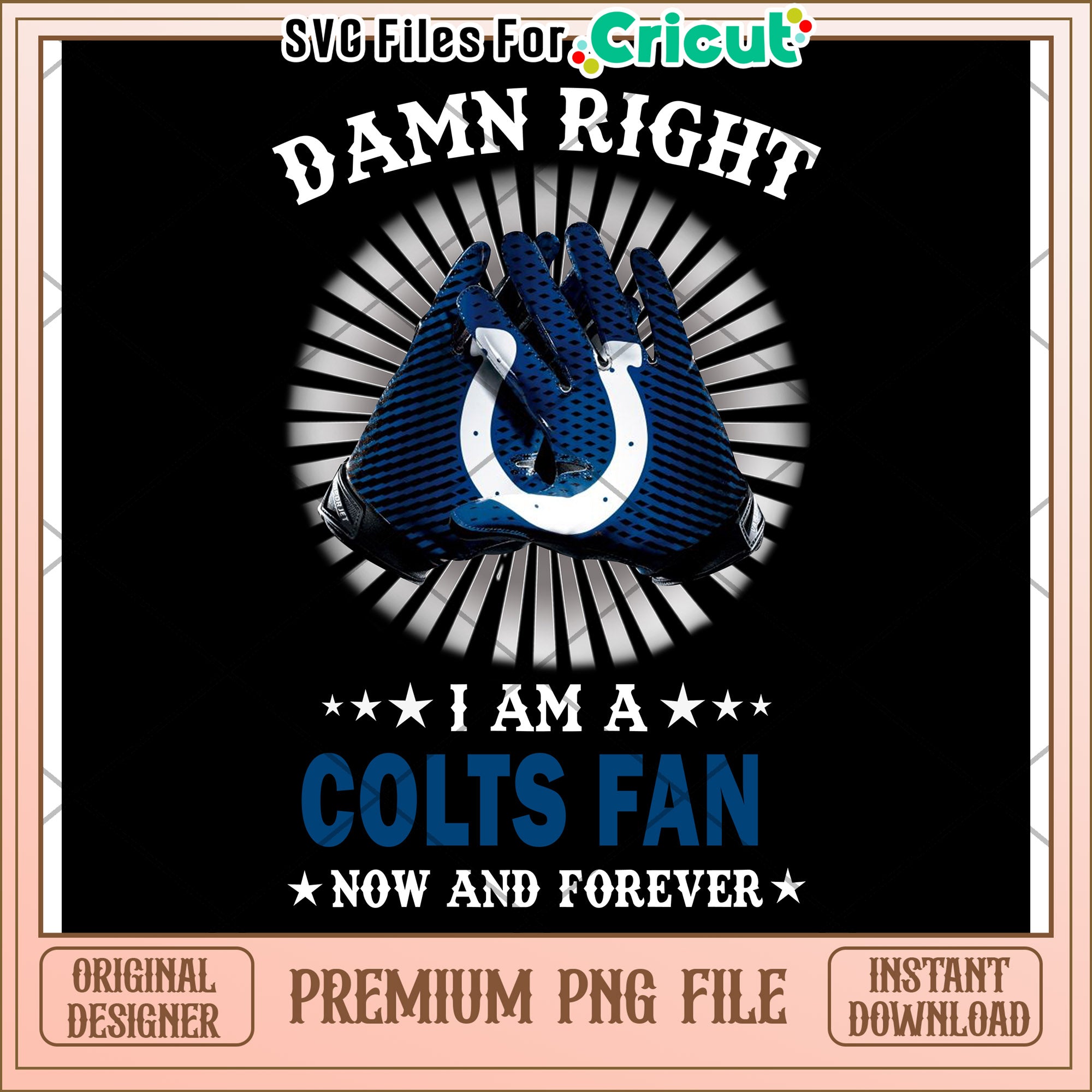 Colts Fan Graphic Design, Perfect for Cricut Projects and Crafts – svg ...