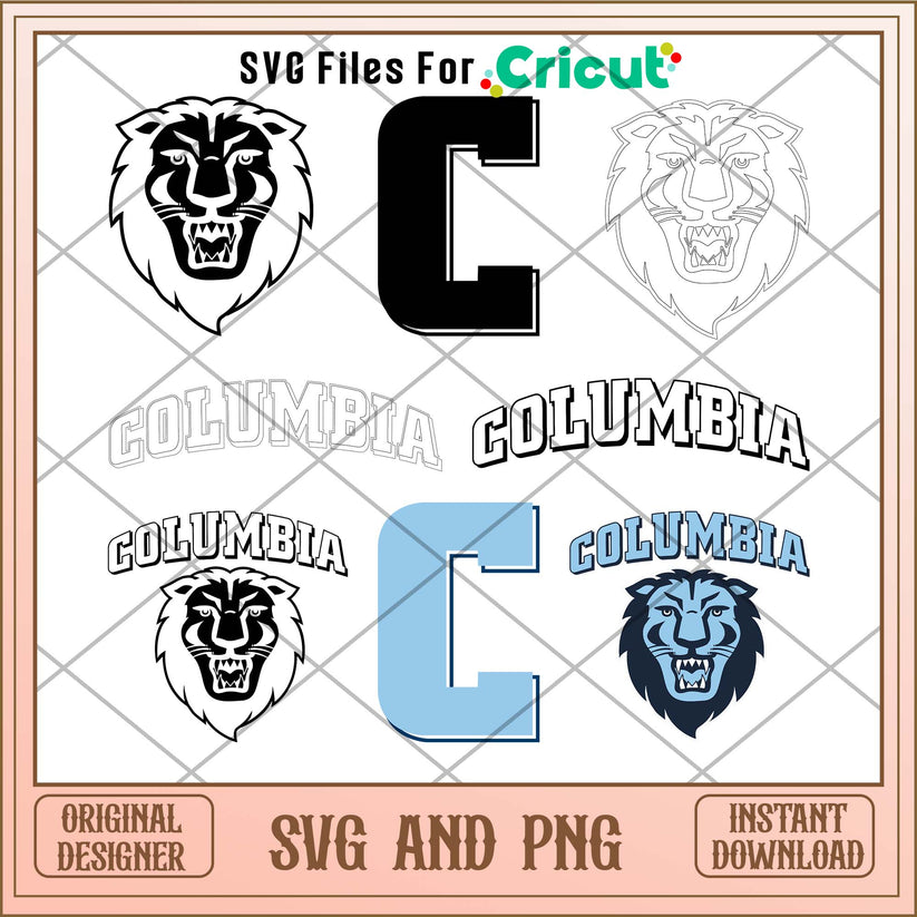 Columbia Lions svg, Columbia Lions svg bundle, NCAA svg – svg files for ...