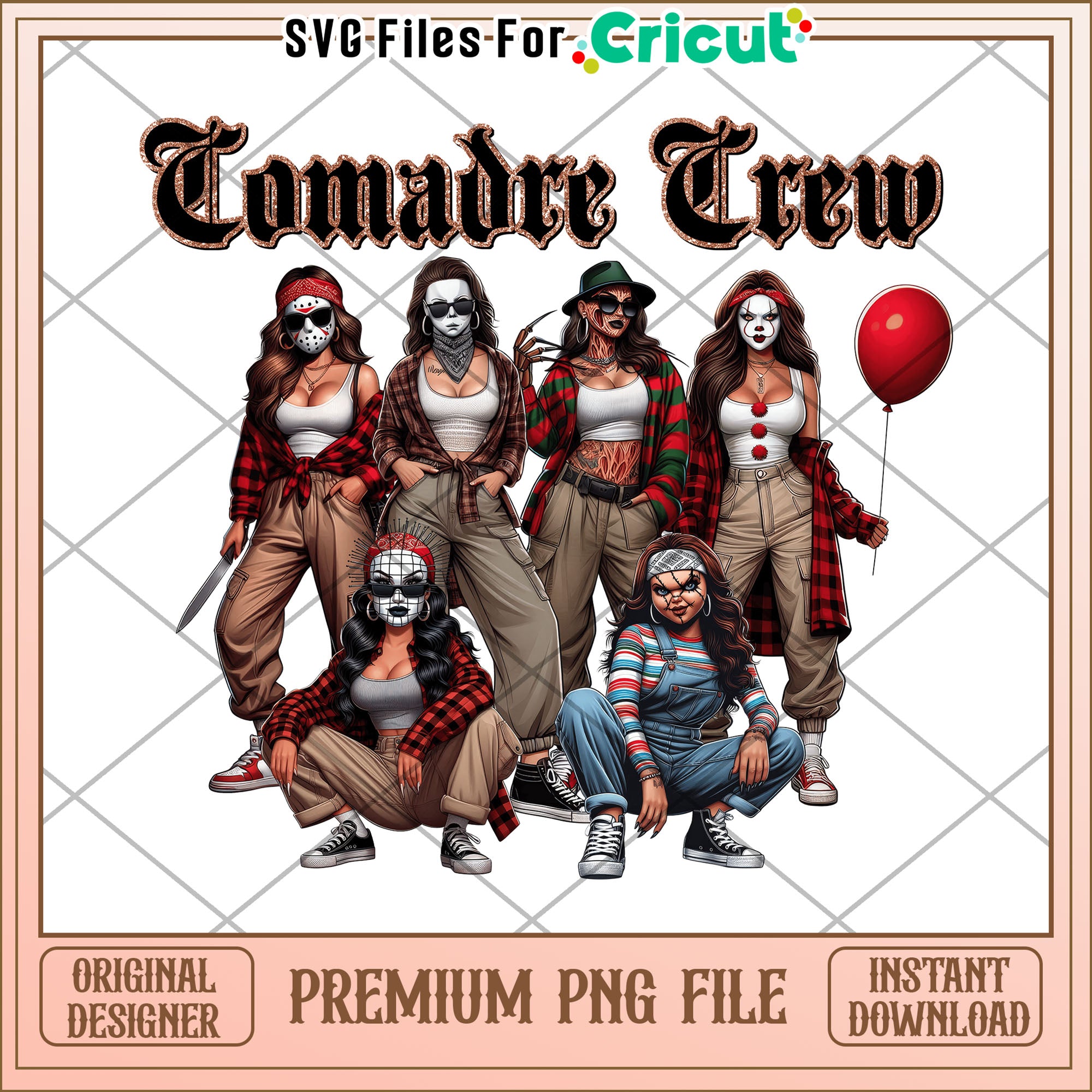 Comadre crew png, spirit halloween png, halloween ends png – svg files ...