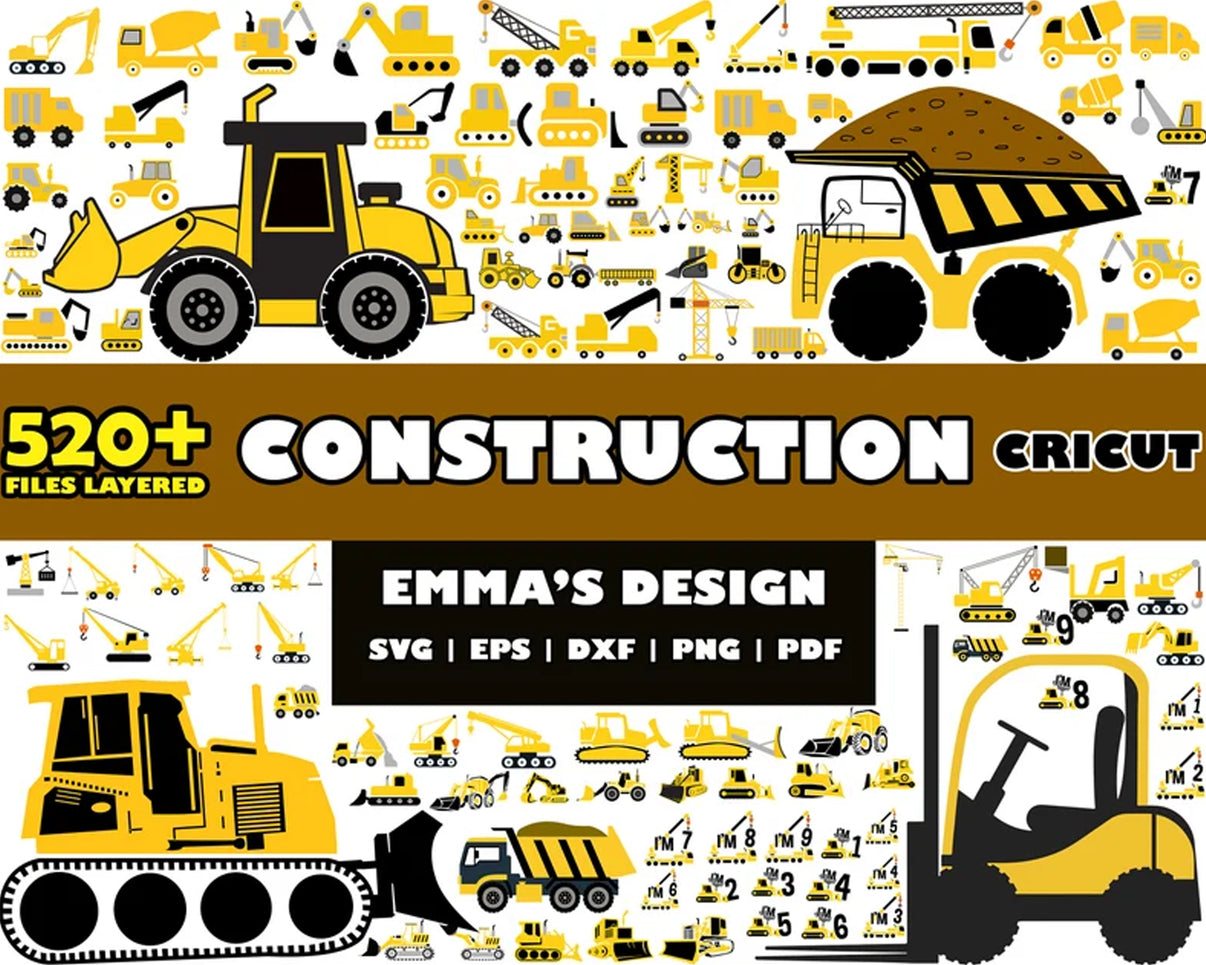 Construction cricut SVG Bundle – svg files for cricut