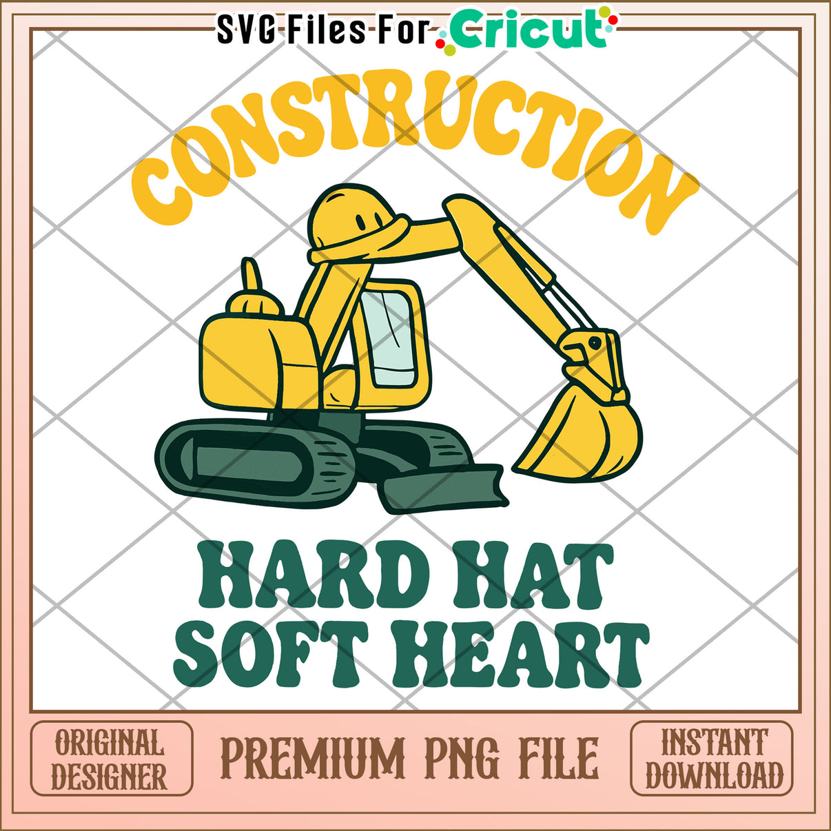 Construction Hard Hat Soft Heart PNG – svg files for cricut