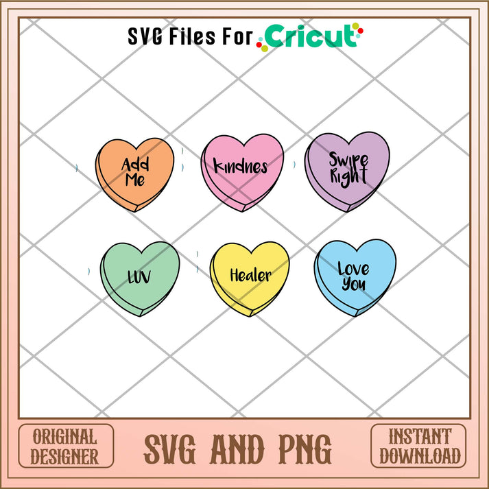 Conversation heart svg bundle, funny svg bundle - Svgfileforcricut ...