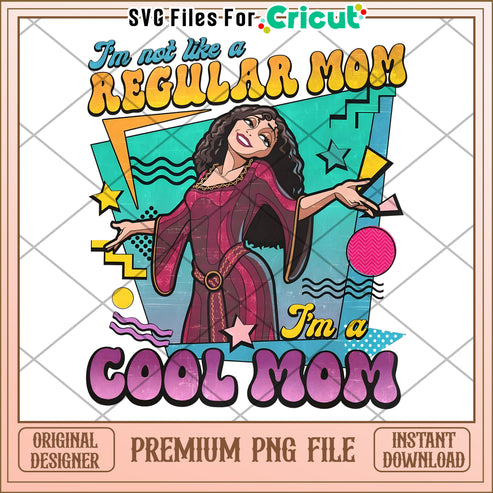 Cool Mom PNG Design Instant Download – svg files for cricut