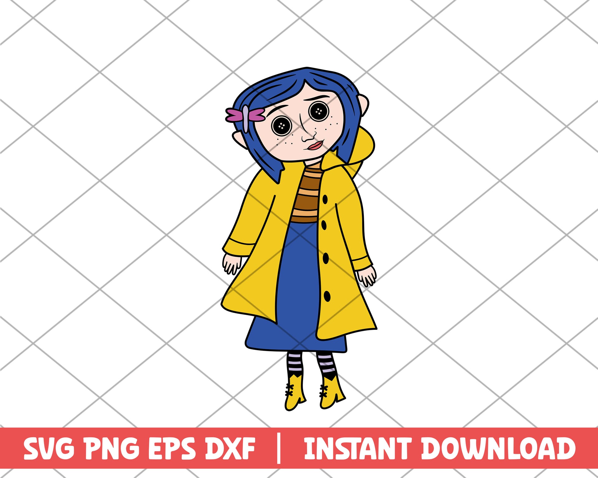 Coraline Character Design Drew Whipple (@dwhipart) Coraline Drawing