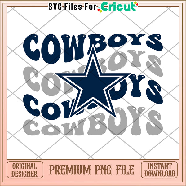 Cowboys Graphic Design for Cricut, Premium PNG Instant Download – svg ...