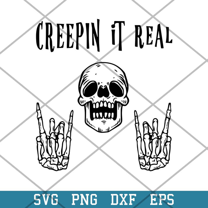 Creepin It Real Halloween Svg, Halloween Svg-Svgfilesforcricut – svg ...