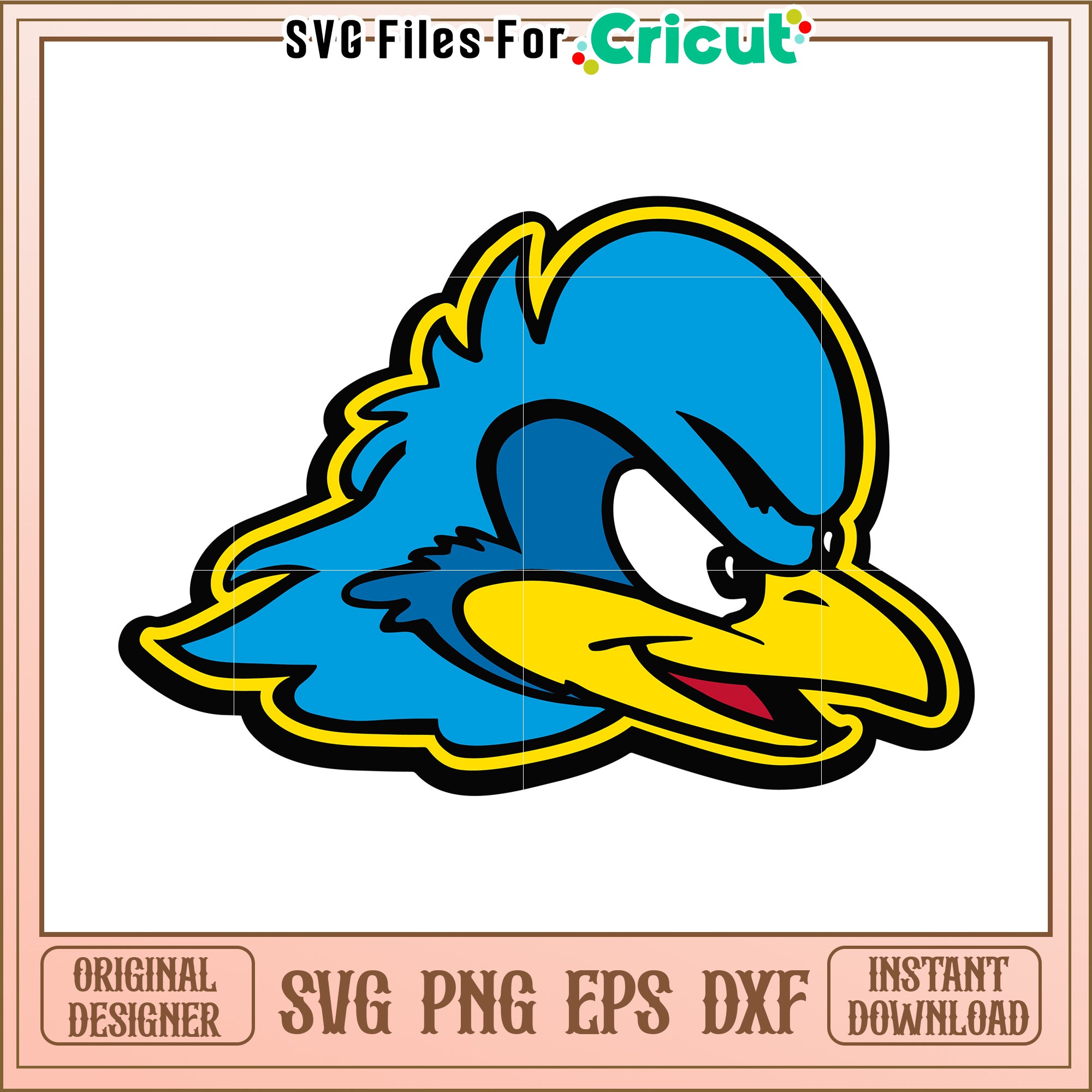 Crisp Blue Bird SVG Design for Cricut Projects, Stylish and Versatile ...