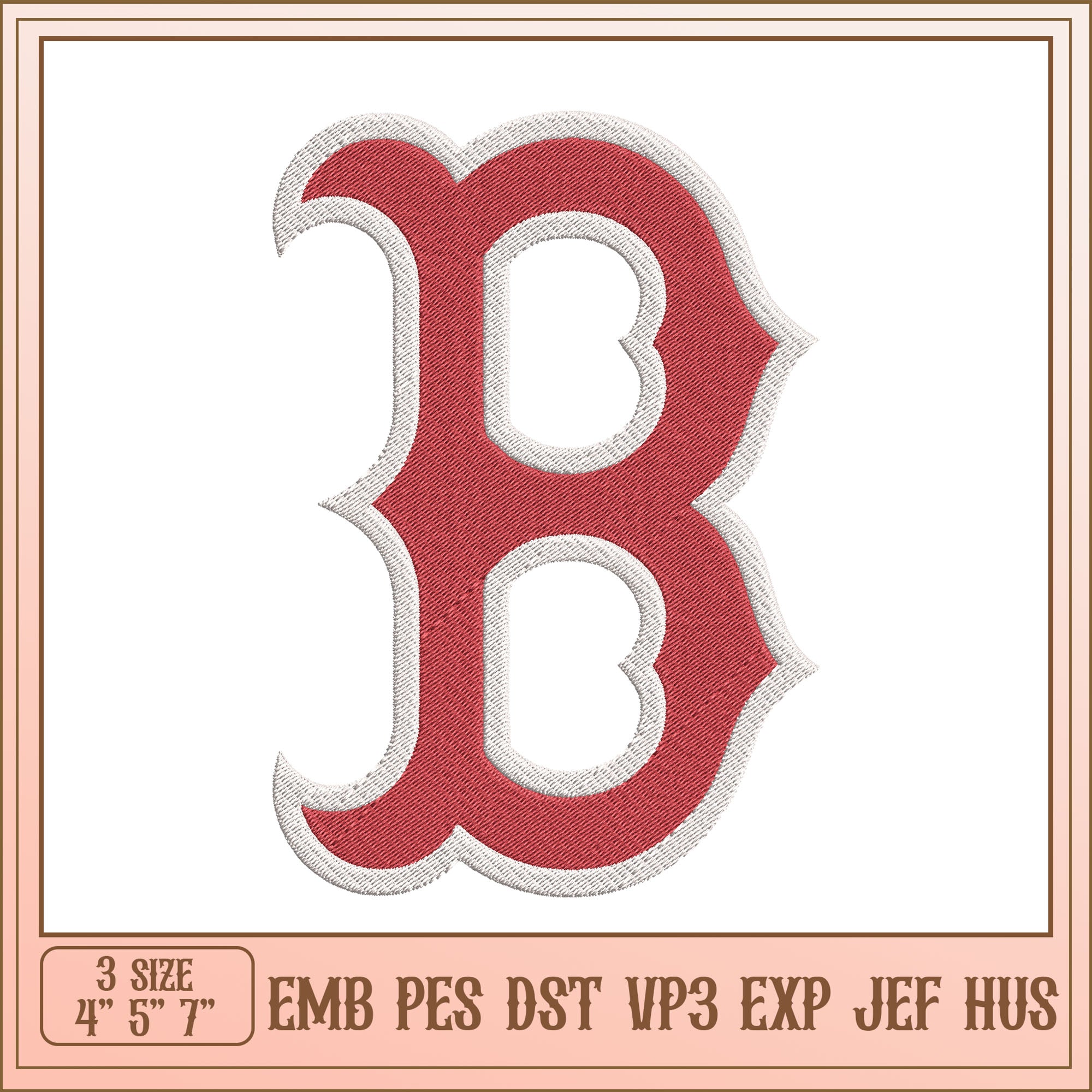 Custom Letter B Embroidery Design in Multiple Sizes and Formats – svg ...