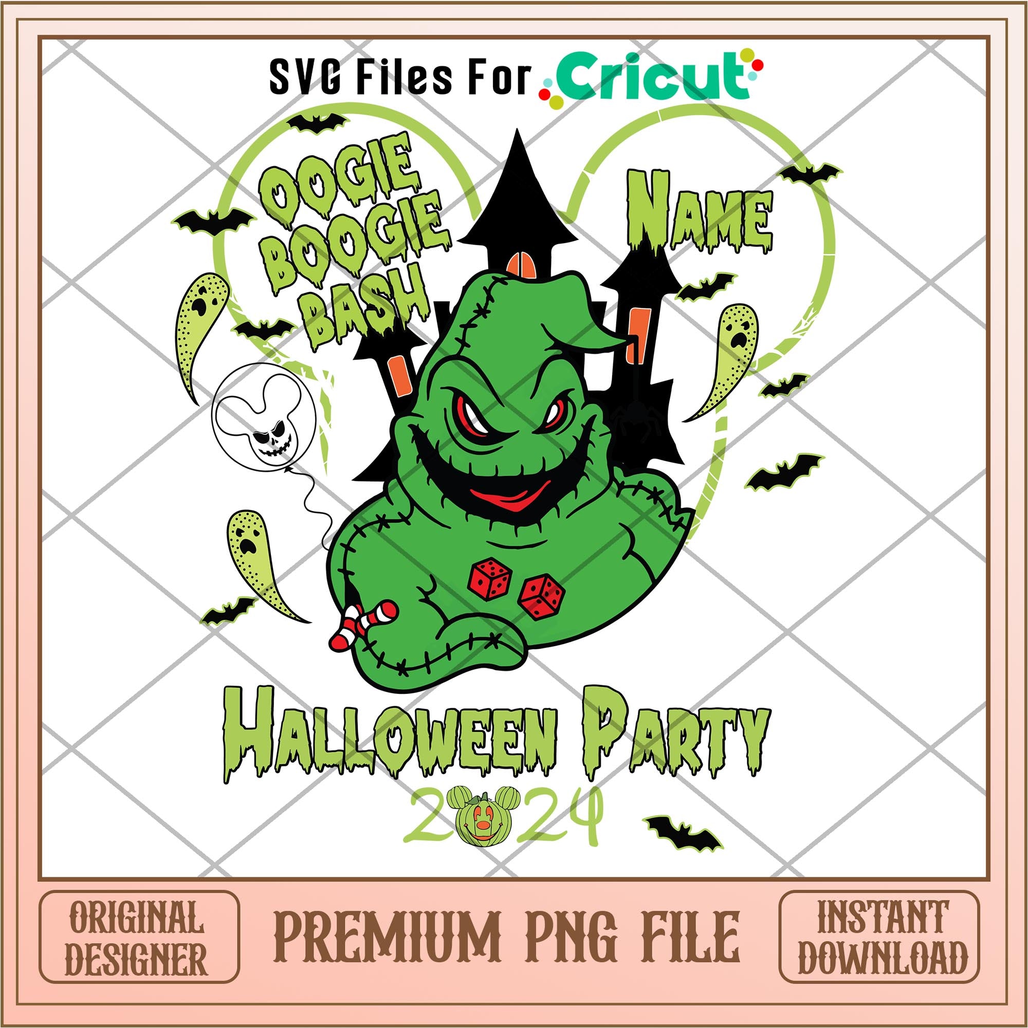 Custome Name Nightmare On Main Street png, Nightmare Before Christmas ...