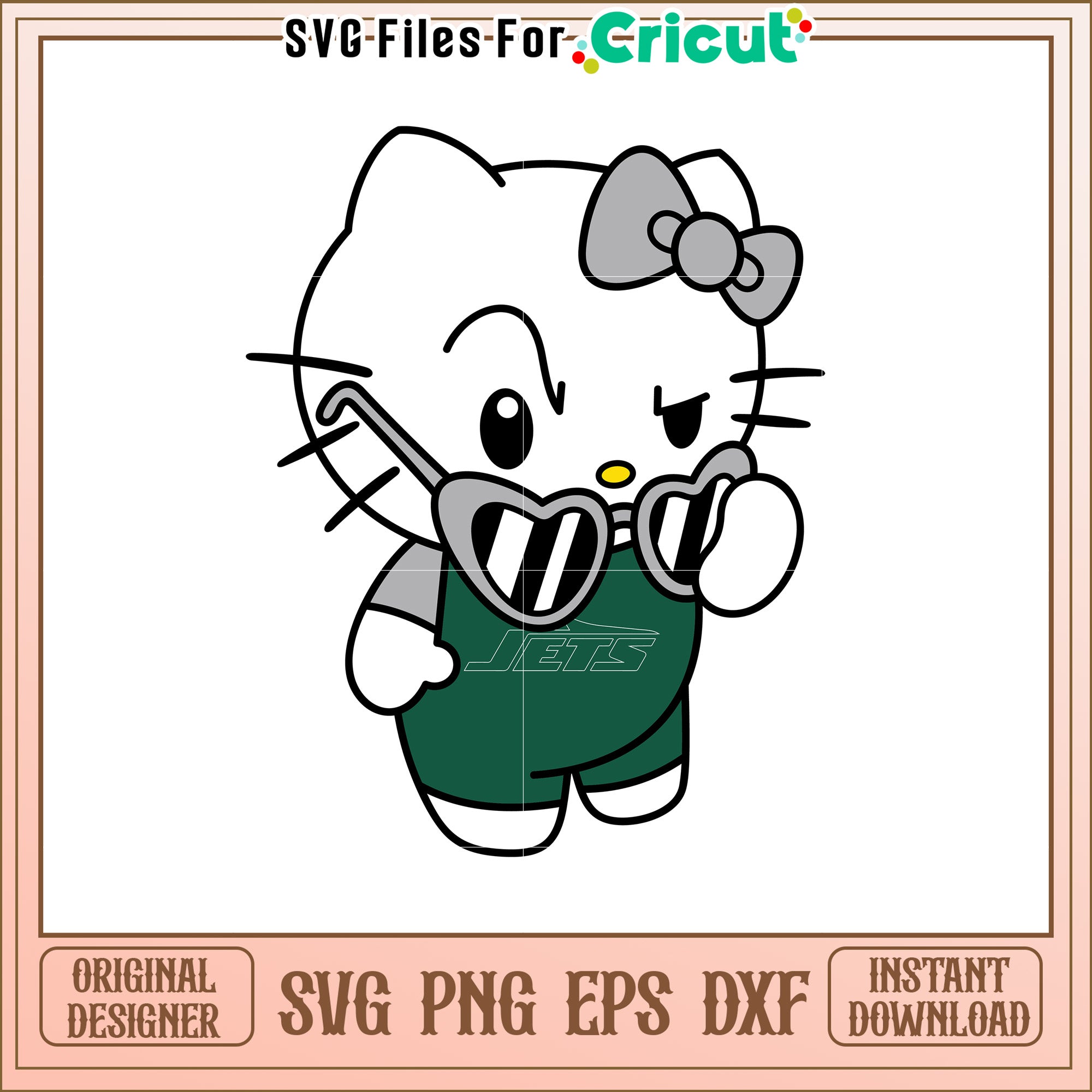 Cute Character SVG Design for Football Fans Lovers – svg files for cricut