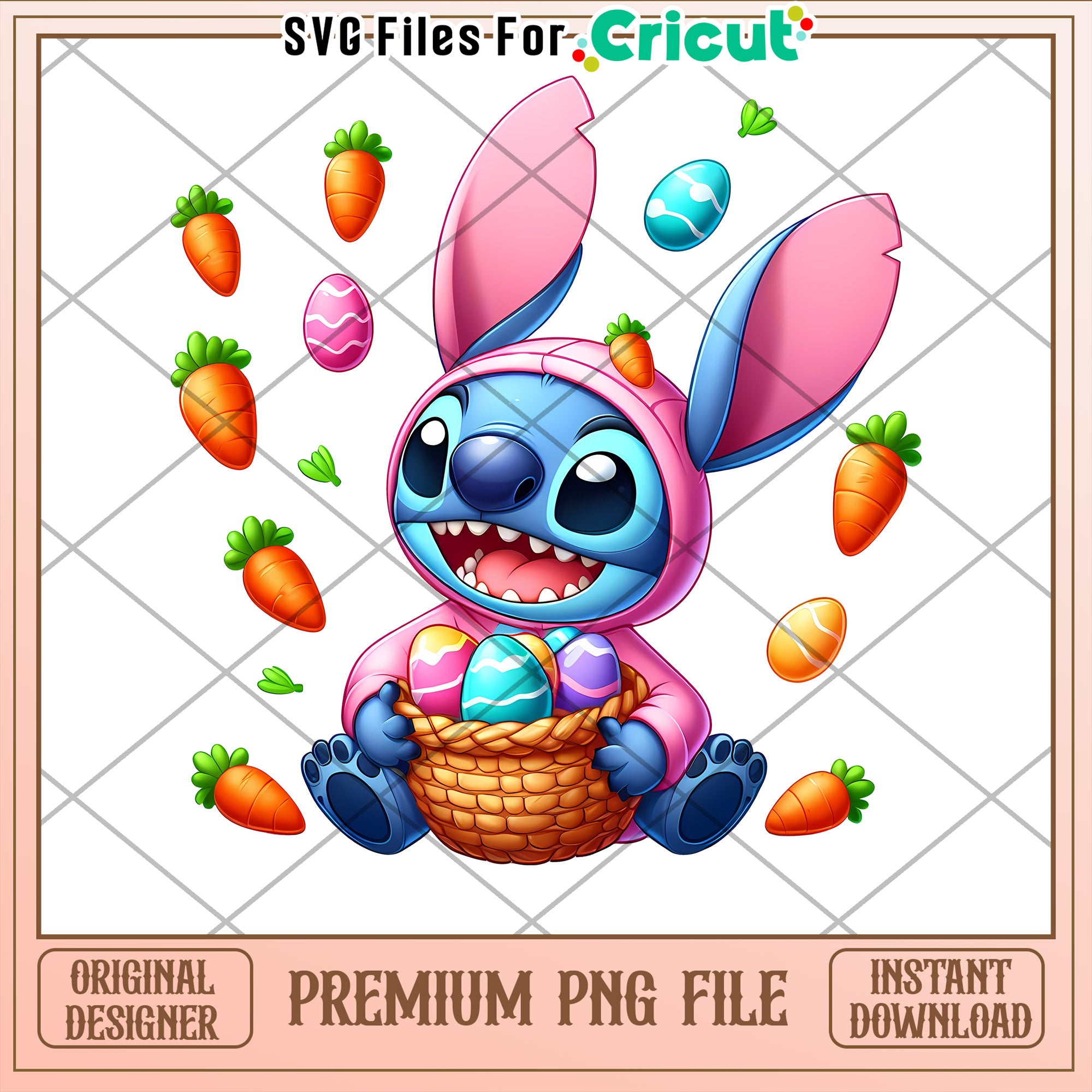 Cute Easter Bunny Character PNG for Creative Crafts Download – svg ...