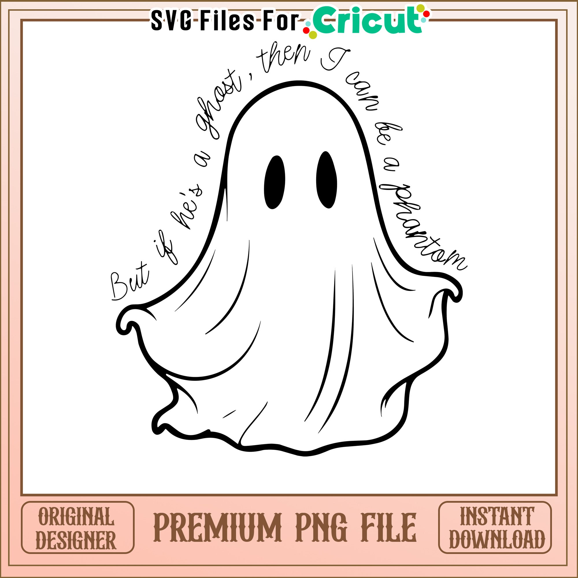 Cute Ghost Design, Perfect for Halloween Crafts and Projects – svg ...