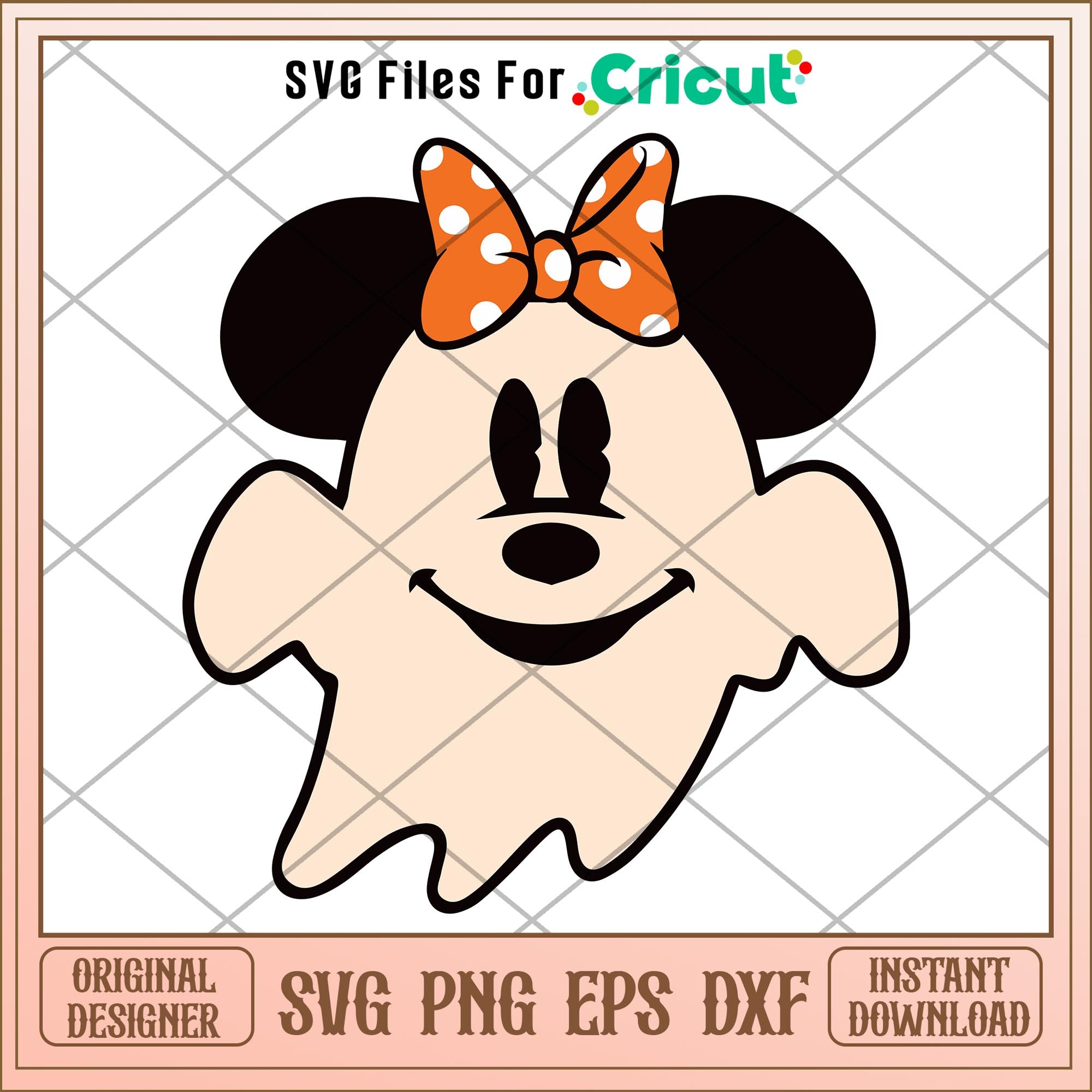 Cute Minnie Ghost Witch Hat Embroidery Designs svg, Disney characters ...