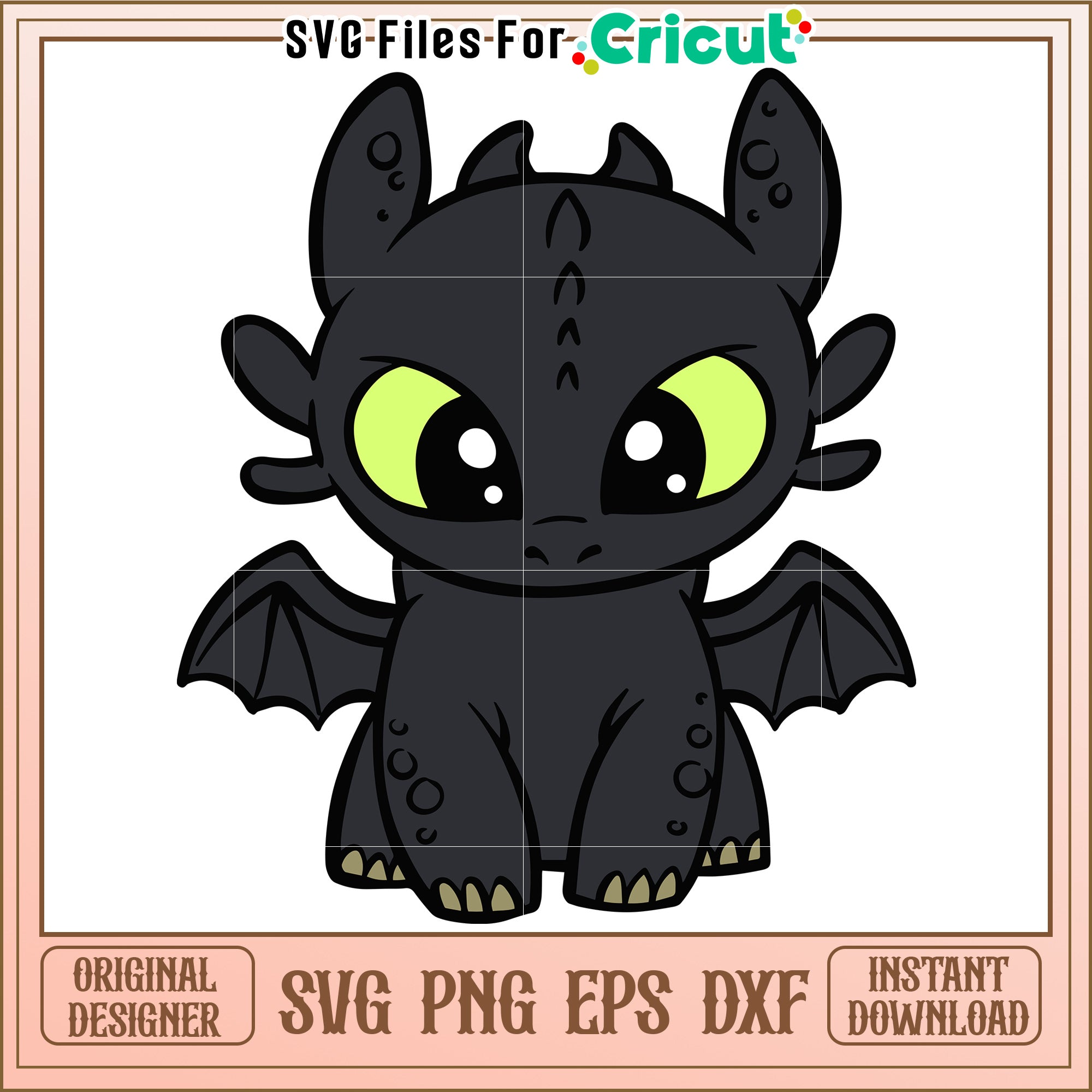 Cute baby toothless svg, dragon movie svg, night fury svg – svg files ...