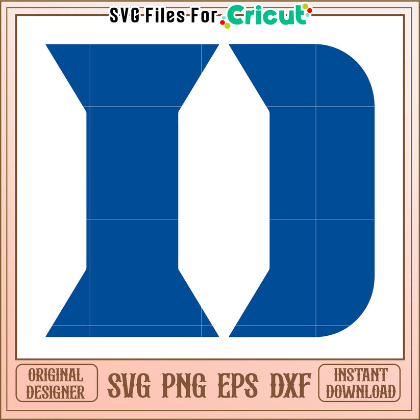 D Letter SVG File for Cricut Projects, Instant Download and Original D ...