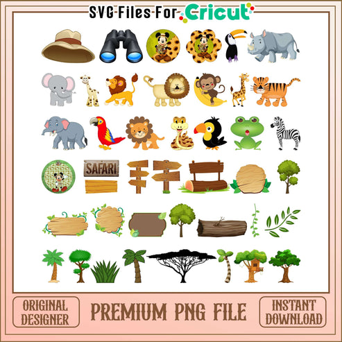 Disney animal kingdom bundle png, animal kingdom png, disney png – svg ...