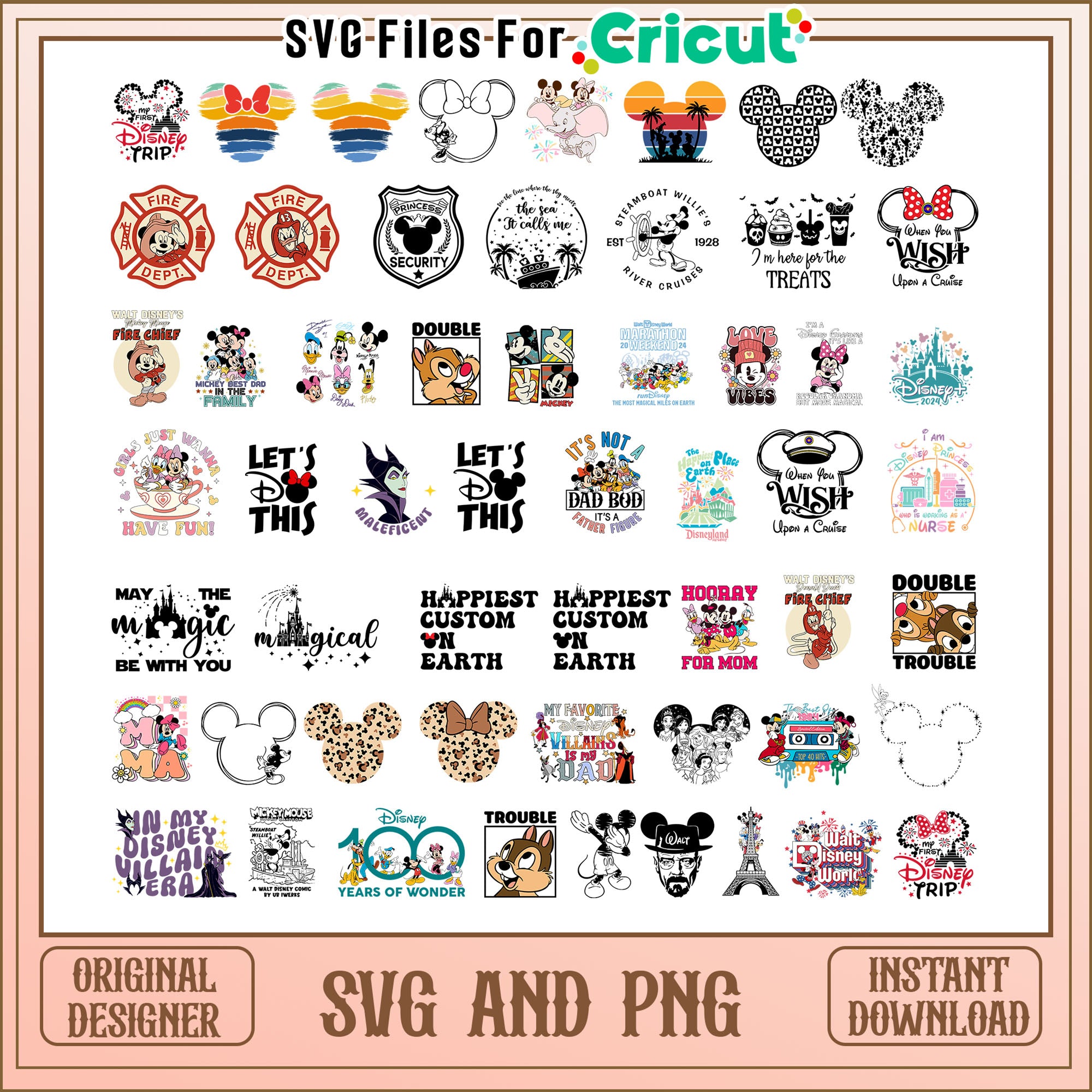 Disney castle magical bundle svg, disney mickey mouse and friends svg ...