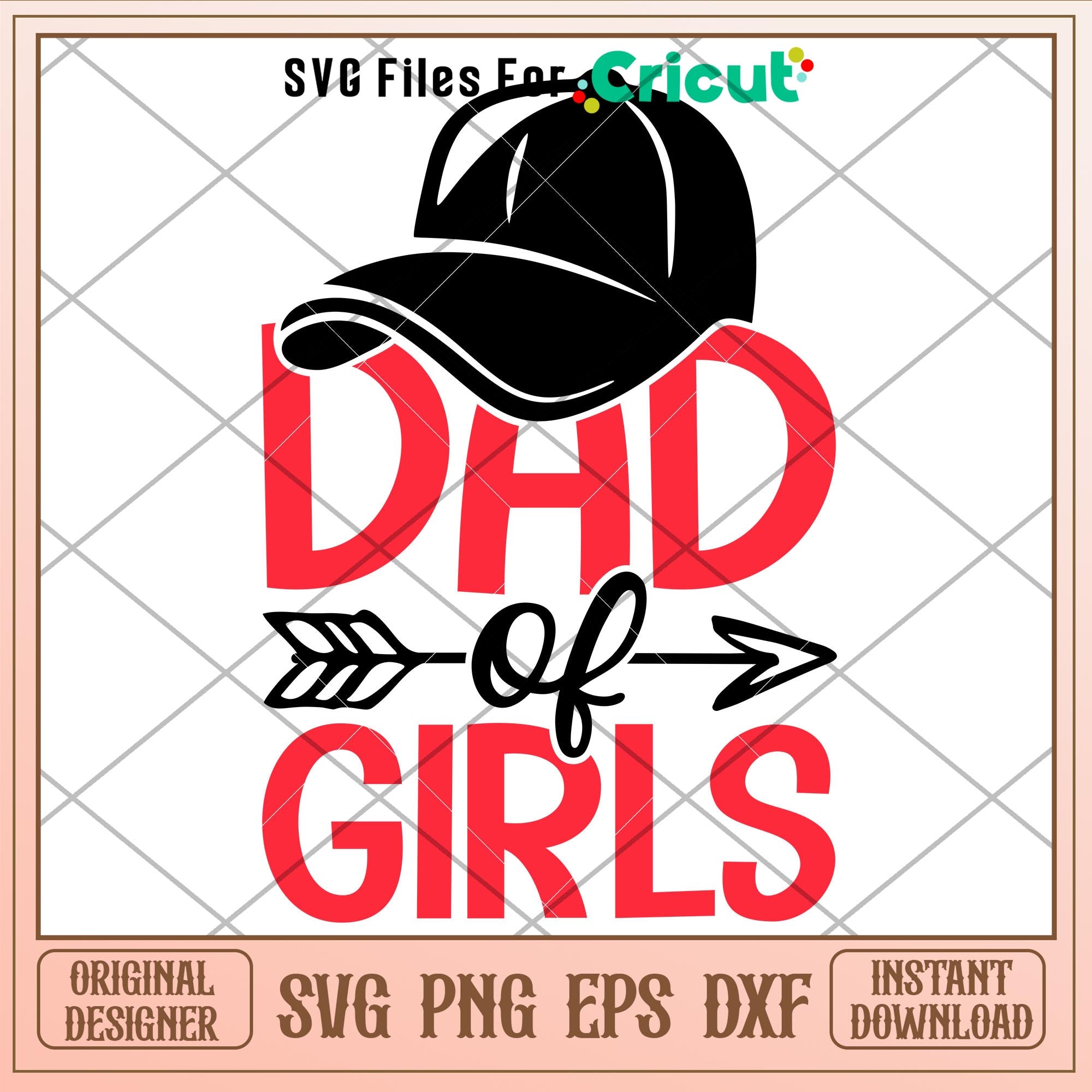 Dad Of Girls, Dad Of Girls Svg – svg files for cricut