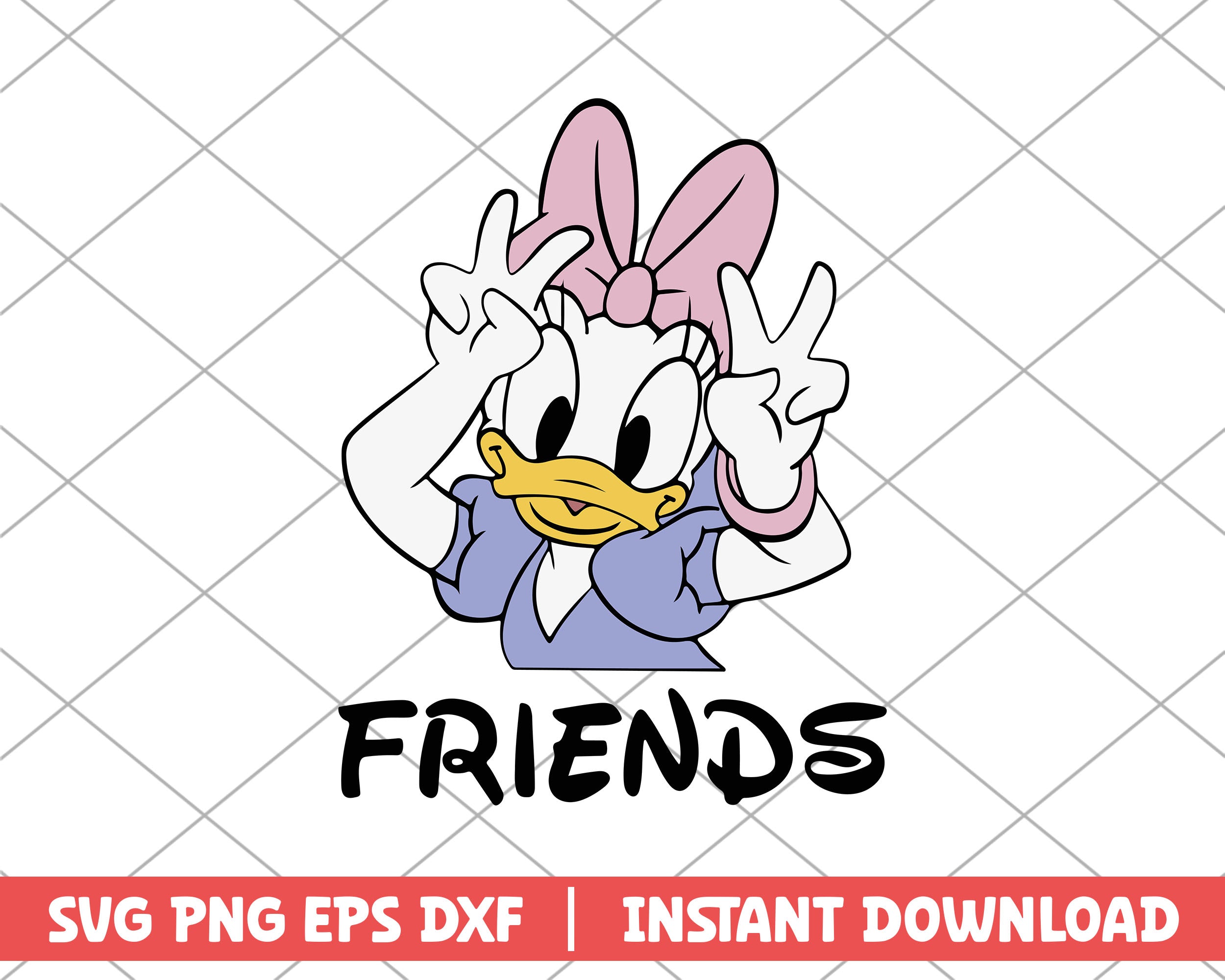 Daisy duck friends disney svg – svg files for cricut