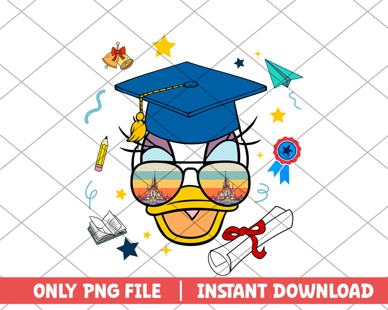 Daisy duck graduation disney png – svg files for cricut