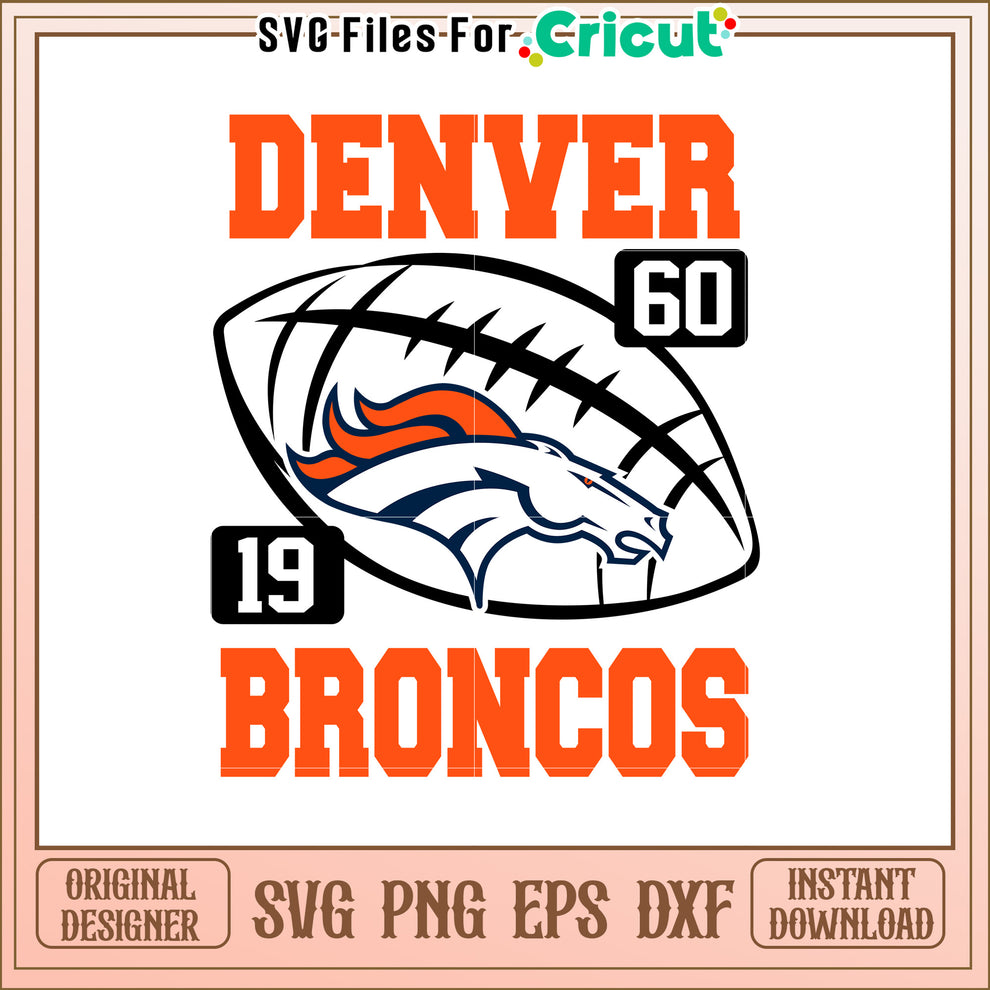 Denver Broncos SVG Logo Design – svg files for cricut