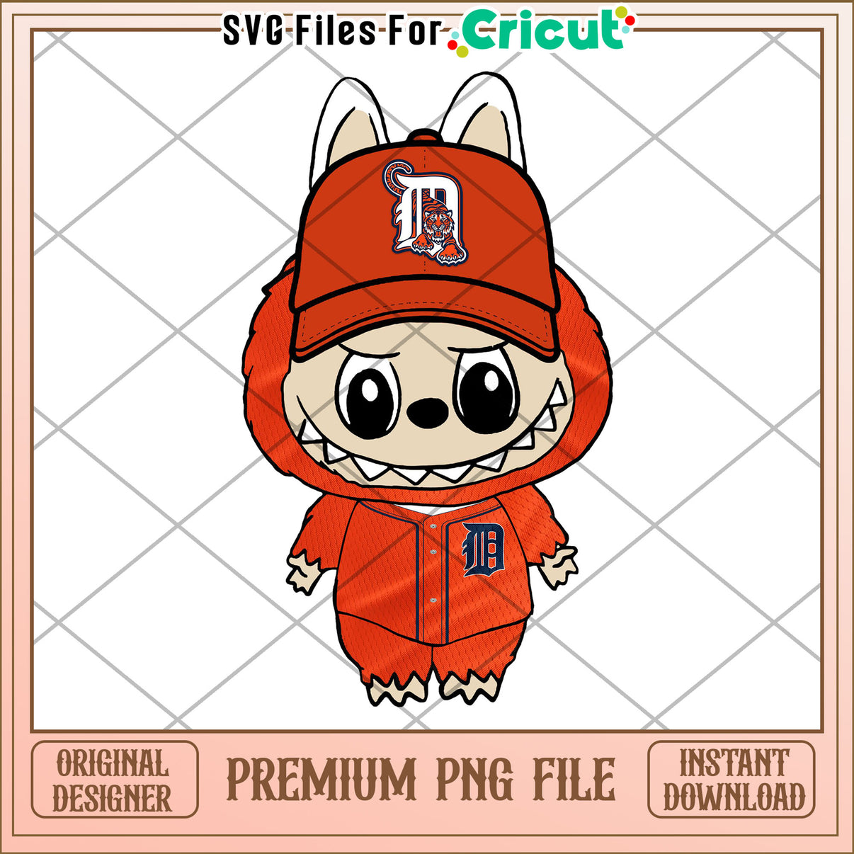 Detroit tigers labubu png, mlb teams png, mlb american png – svg files ...