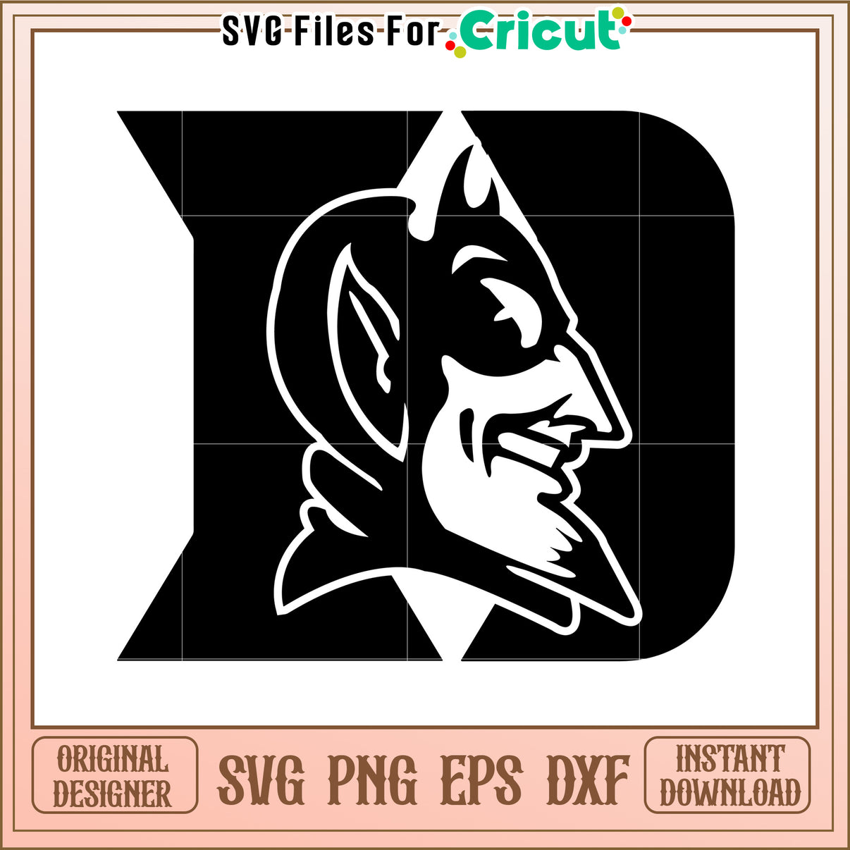 Devil Logo SVG for Cricut, Perfect for Custom Projects and Crafts – svg ...