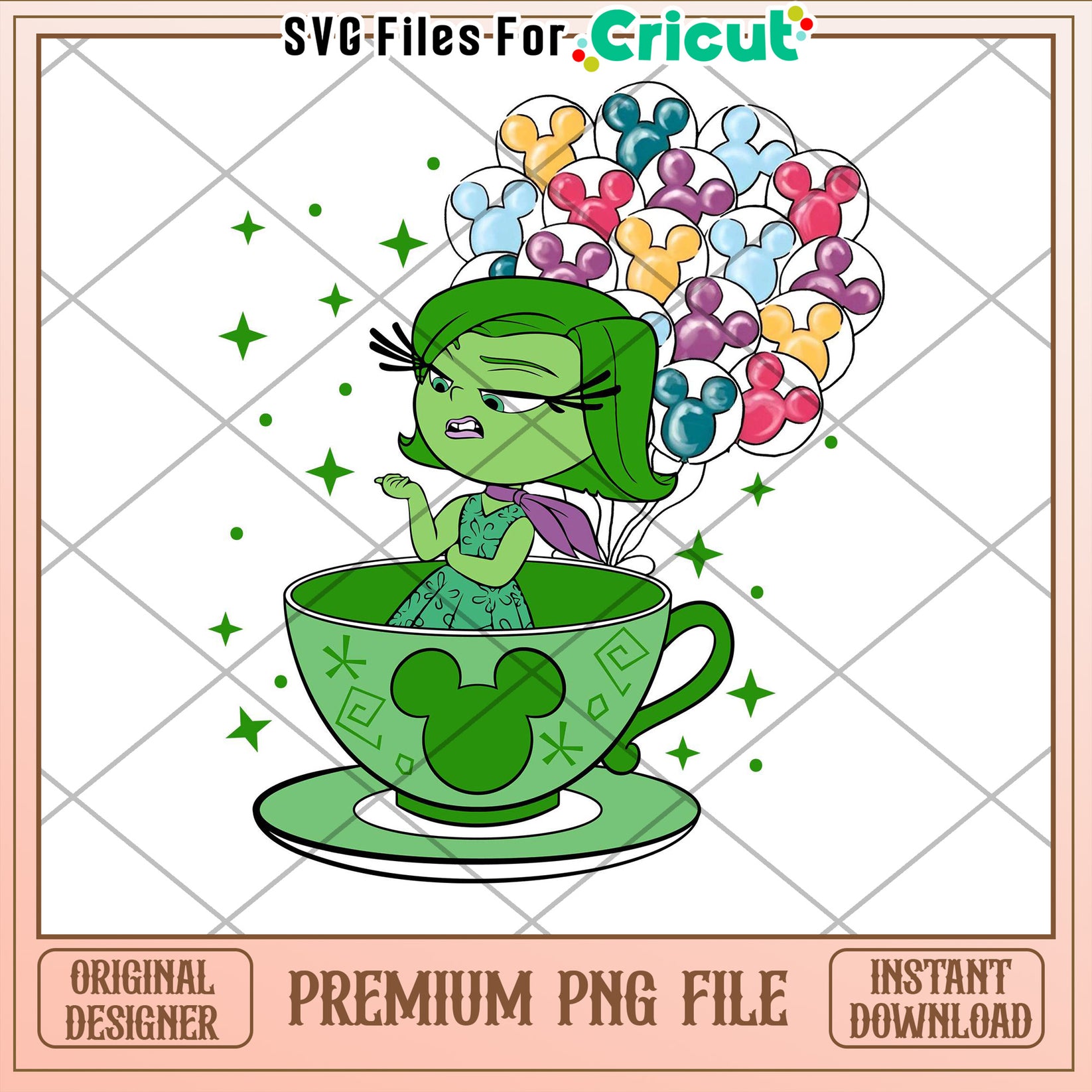 Disgust Disney PNG Cricut File – svg files for cricut