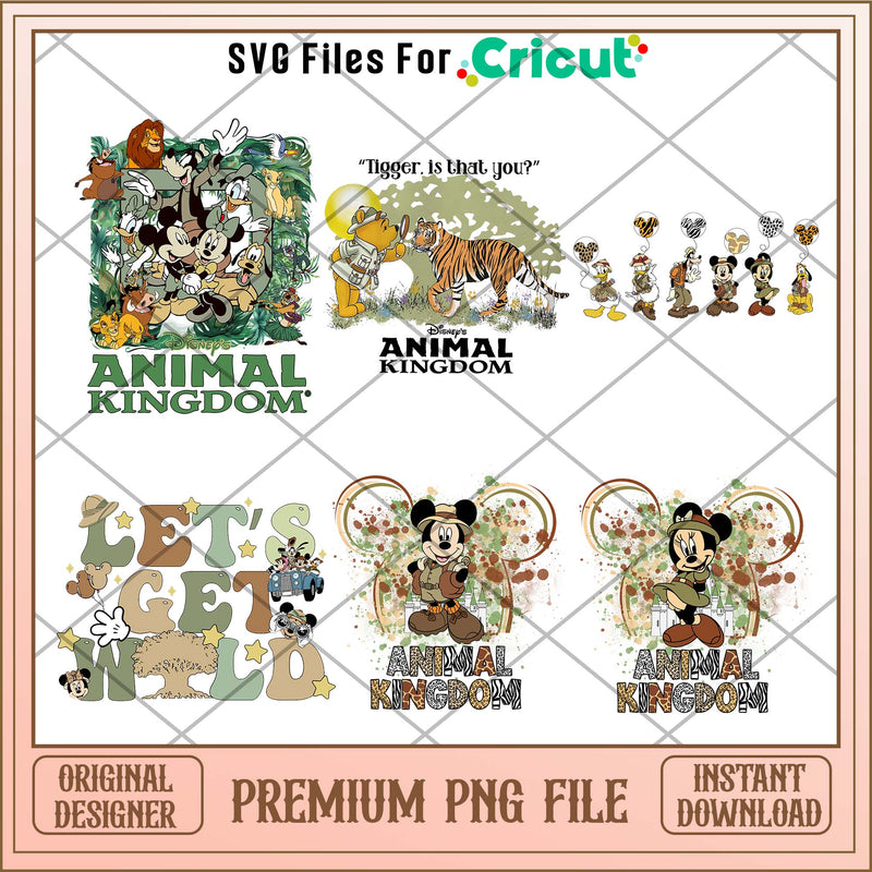 Disney Animal Kingdom PNG Bundle - Digital Download – svg files for cricut