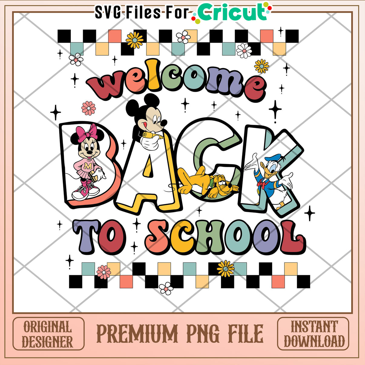 Disney Back to School PNG – svg files for cricut