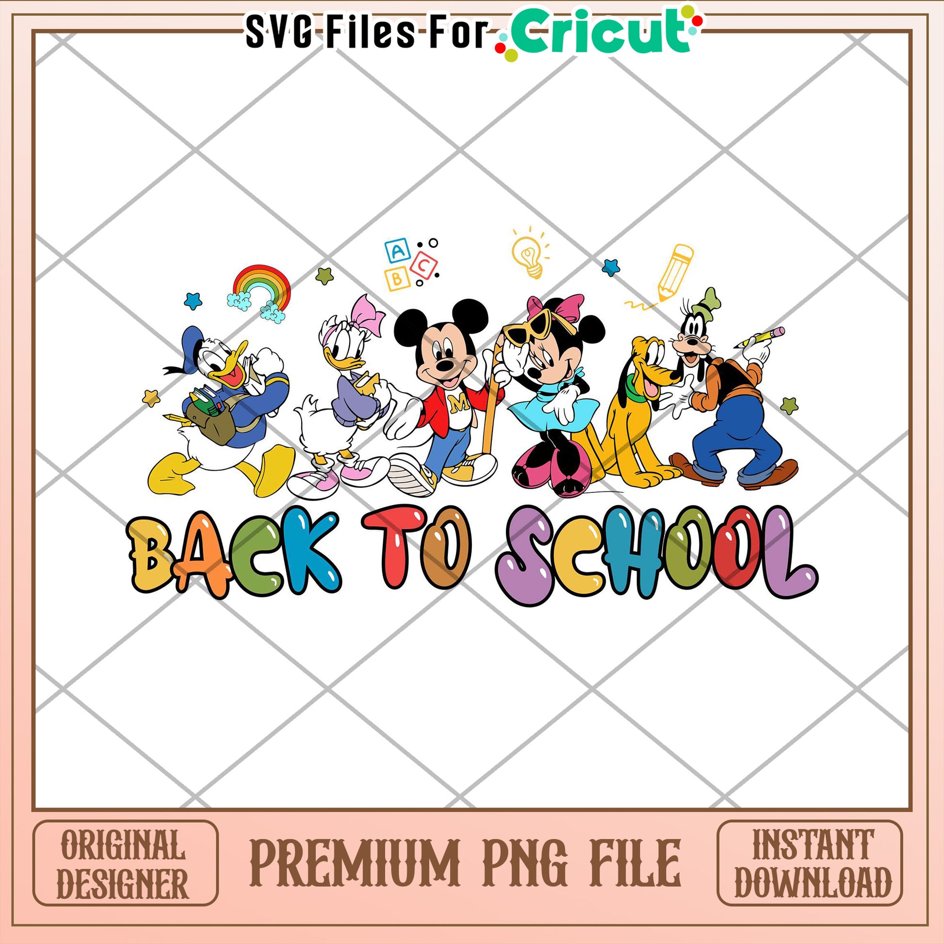Disney Back to School PNG Cricut – svg files for cricut