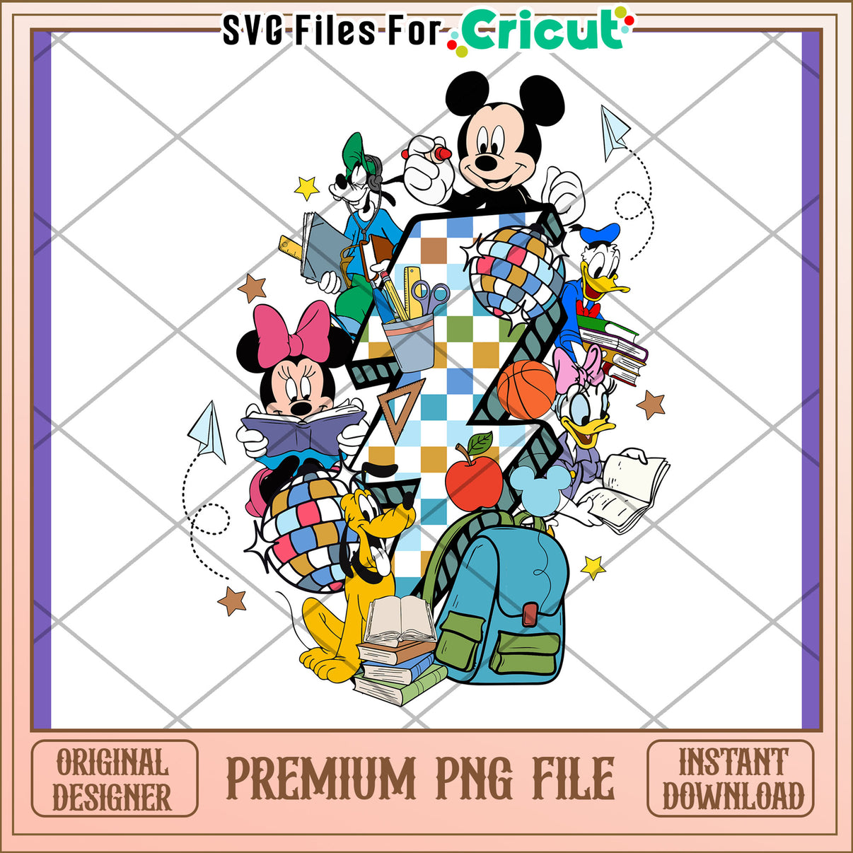 Disney Back to School PNG – svg files for cricut