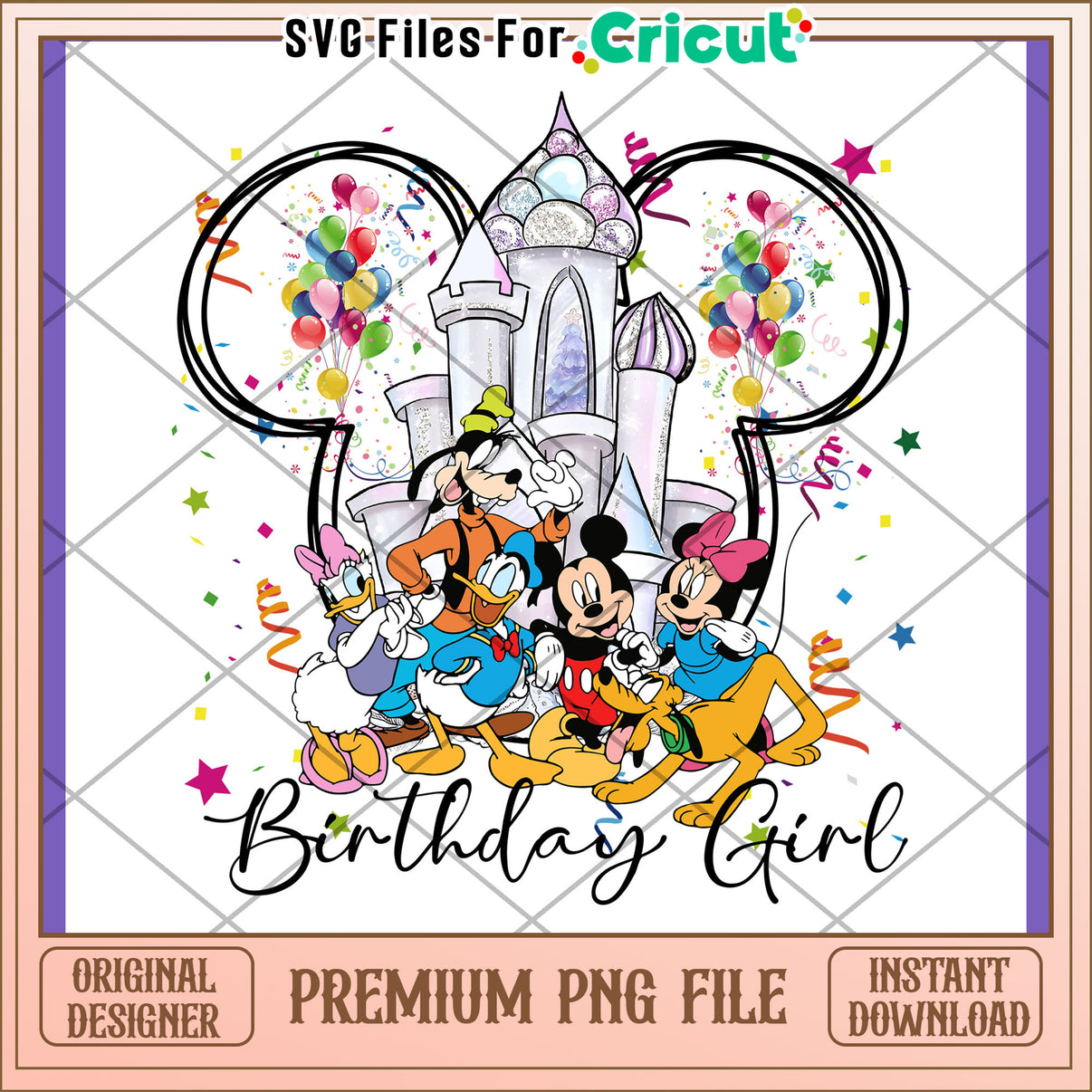 Disney Birthday Girl PNG Sublimation – svg files for cricut