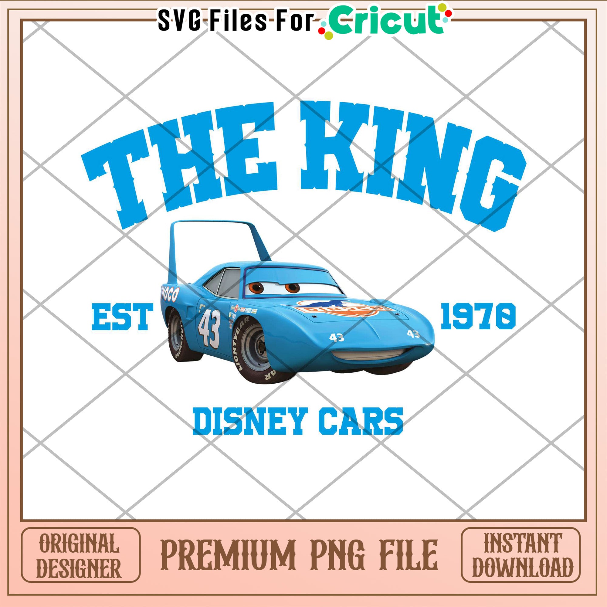 Disney Cars King PNG Download – svg files for cricut
