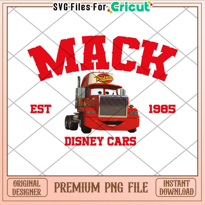 Disney Cars Mack Truck PNG Download – svg files for cricut