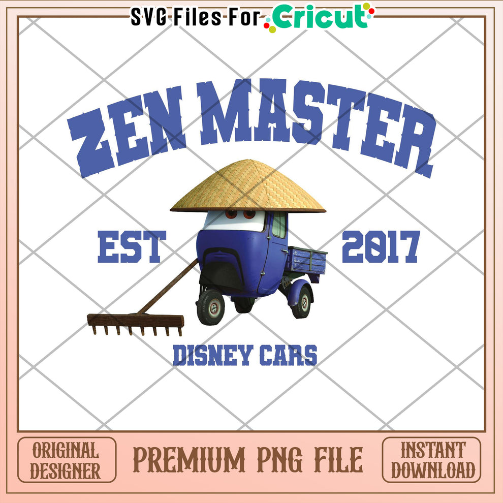 Disney Cars Zen Master PNG Download – svg files for cricut