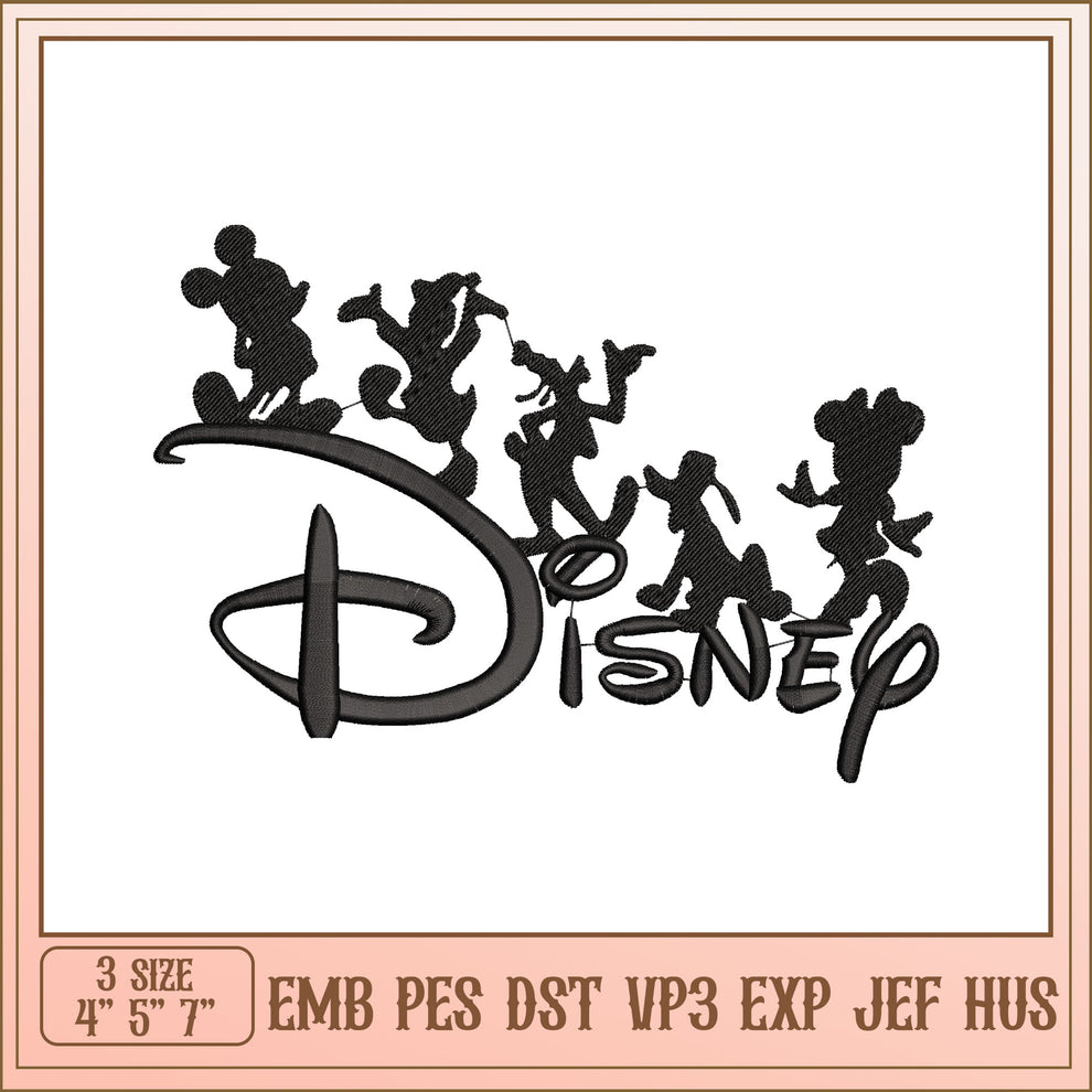 Disney Characters Embroidery Design – svg files for cricut