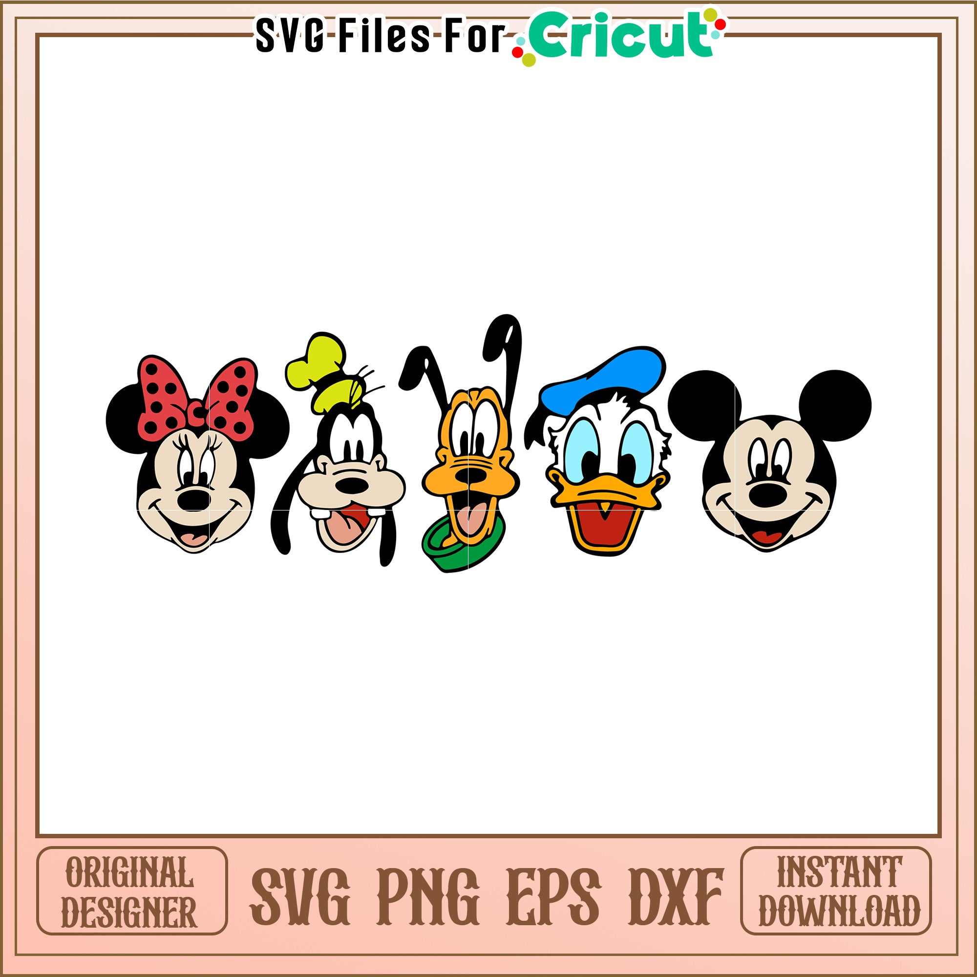 Disney Characters SVG PNG EPS DXF – svg files for cricut