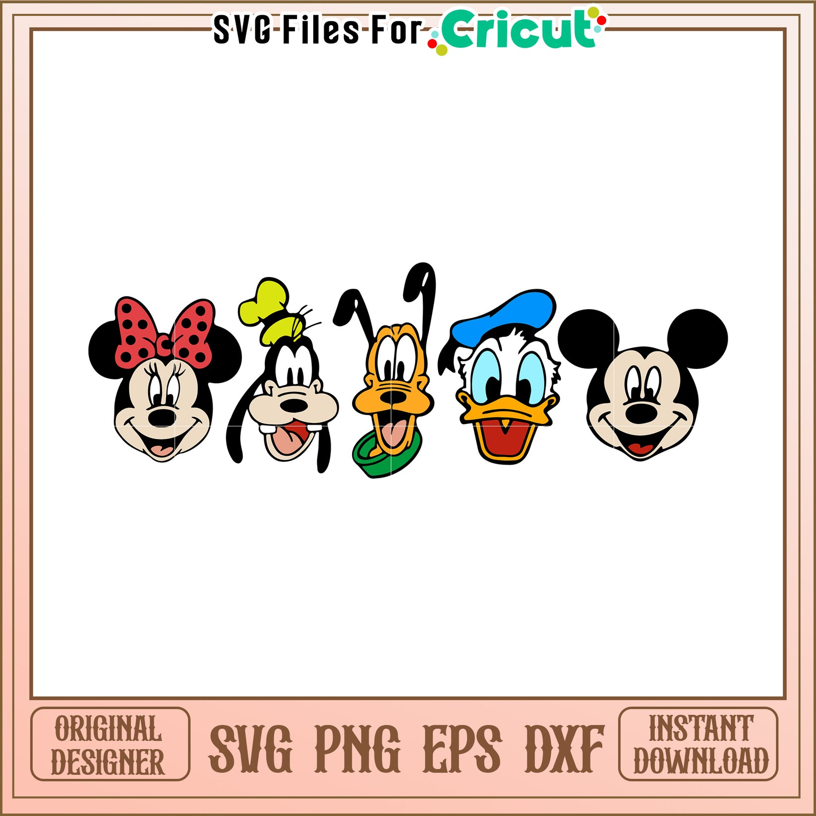 Disney Characters SVG PNG EPS DXF – svg files for cricut