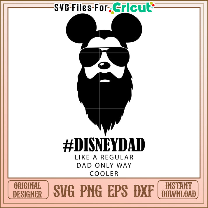Disney Dad SVG Cool Dad Design Download – svg files for cricut