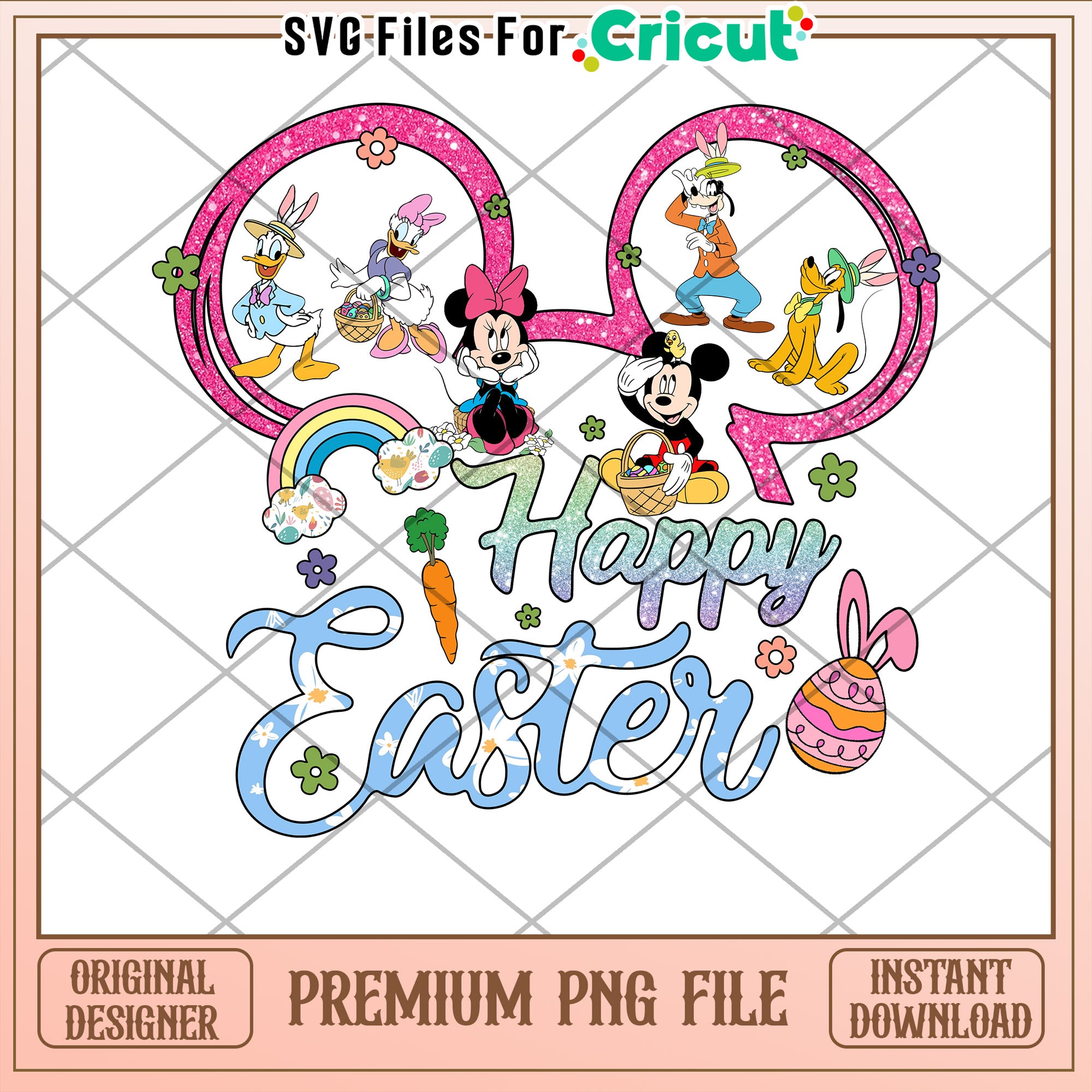 Disney Easter PNG Mickey Mouse Design – svg files for cricut