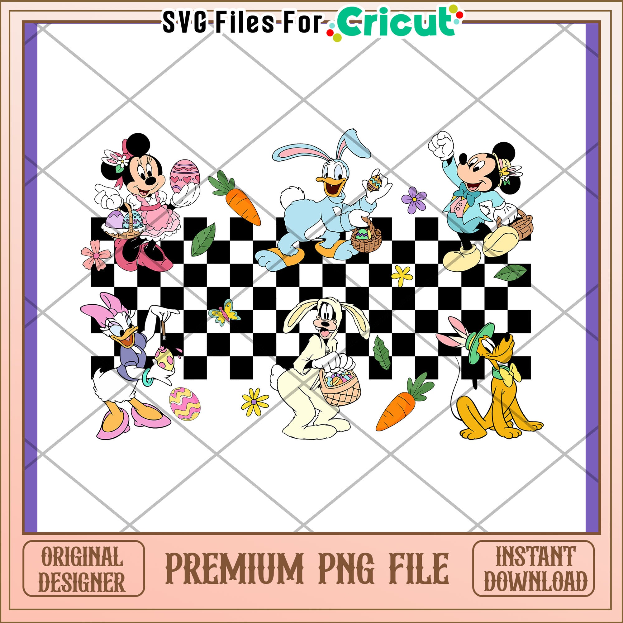 Disney Easter PNG Mickey, Minnie, Friends – svg files for cricut