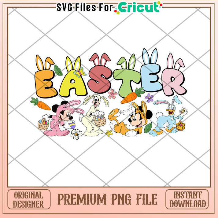 Disney Easter PNG Sublimation Design – svg files for cricut