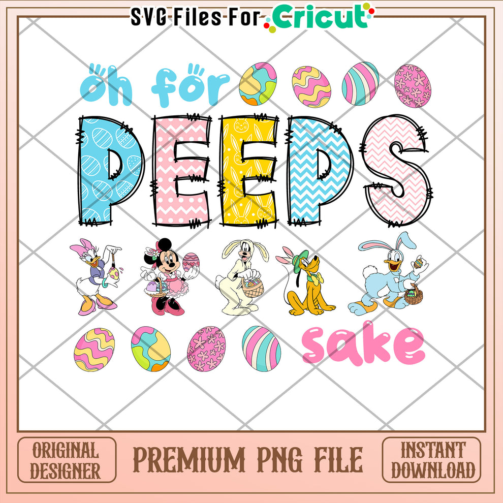 Disney Easter Peeps PNG Instant Download – svg files for cricut