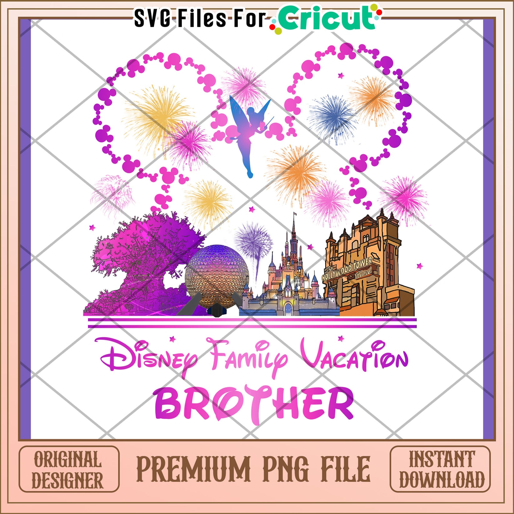 Disney Family Vacation Brother PNG – svg files for cricut