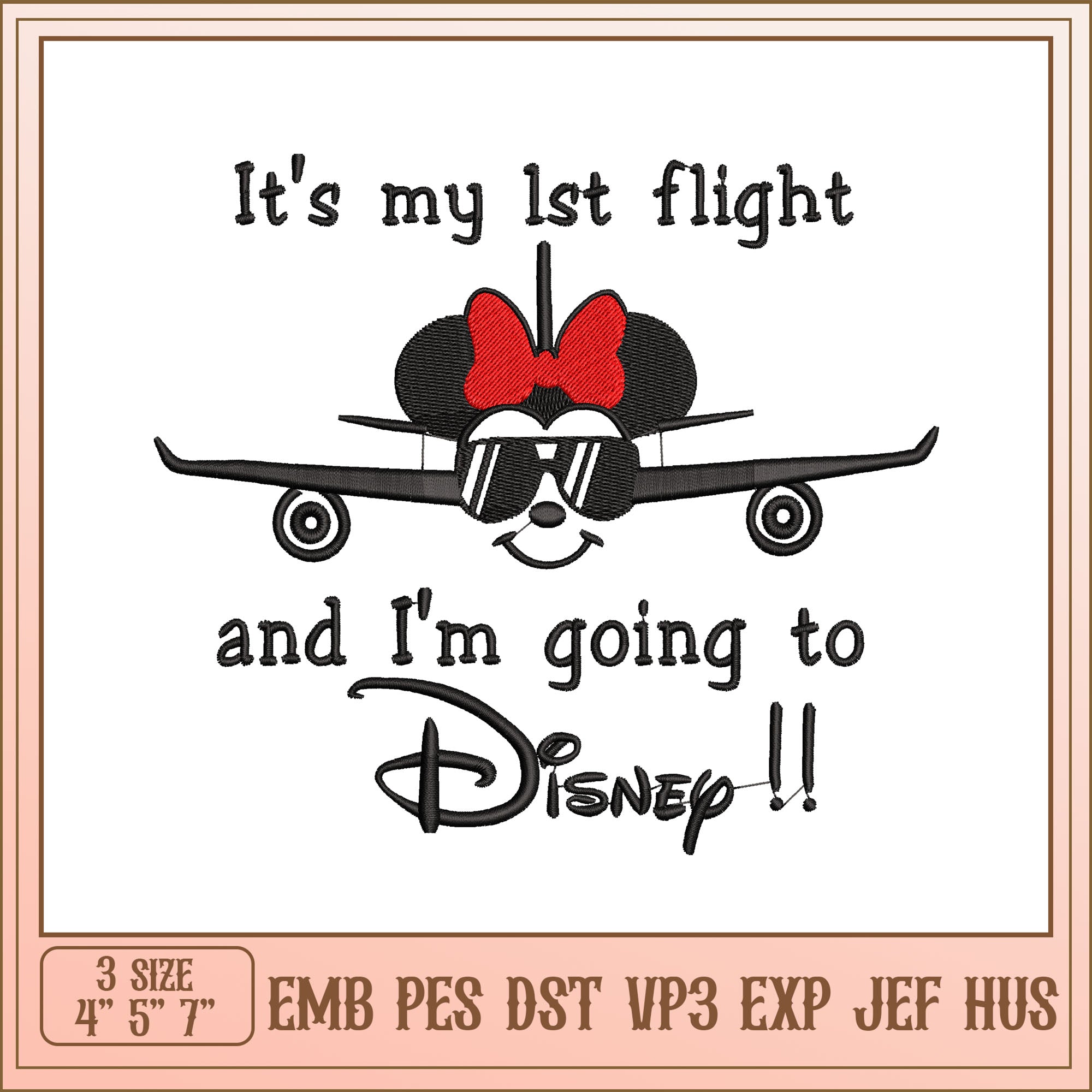 Disney First Flight Embroidery Design – svg files for cricut