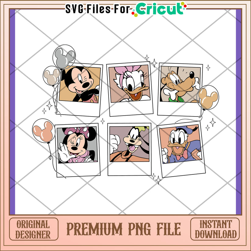 Disney Friends PNG Instant Download – svg files for cricut